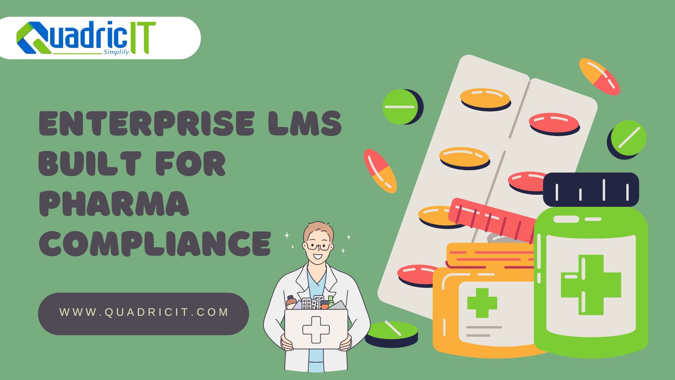 Learning Management System for Pharmaceutical Companies - Quadric IT